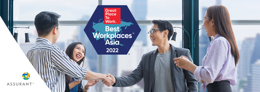 Assurant、Great Place to Work®が選ぶ2022年版のアジア地域における「働きがいのある会社」に選出